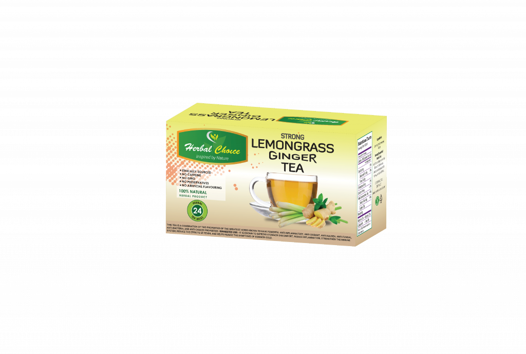 STRONG LEMONGRASS GINGER TEA - Herbal Choice Tea