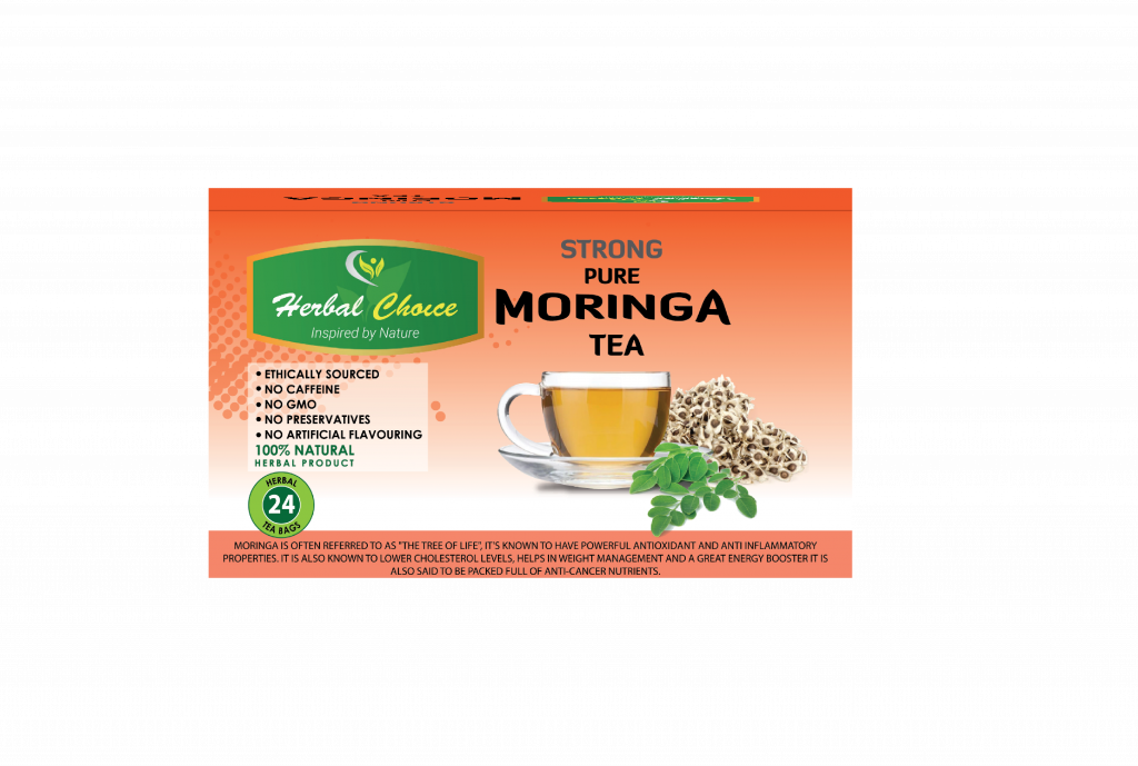 Pure Moringa Tea – Nutrient-Rich Herbal Detox, 20 Bags