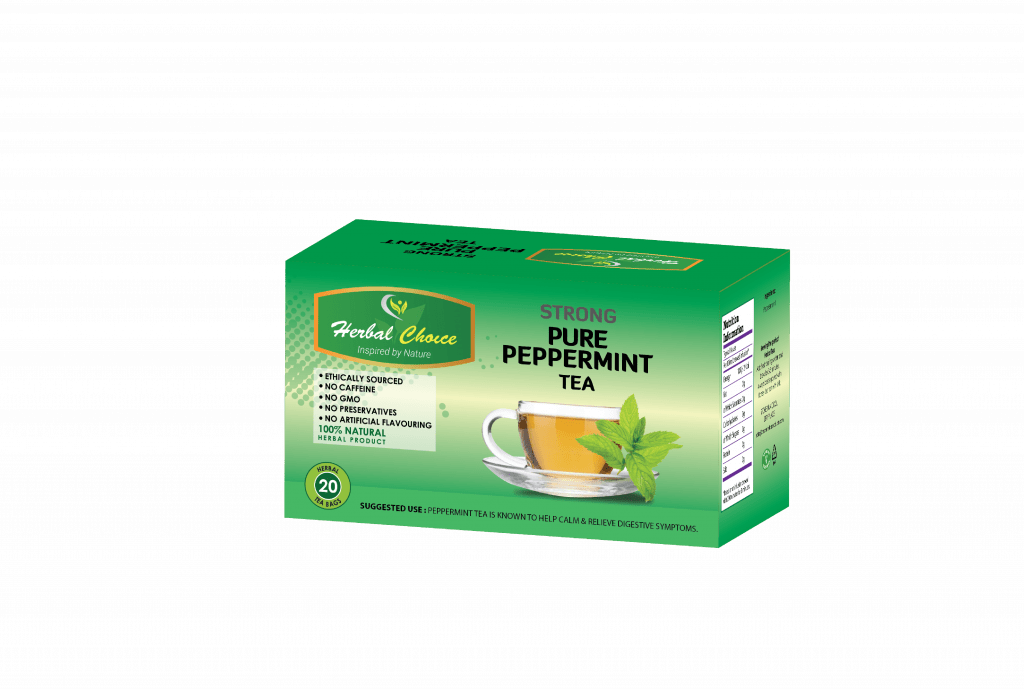 STRONG PURE PEPPERMINT TEA - Herbal Choice Tea