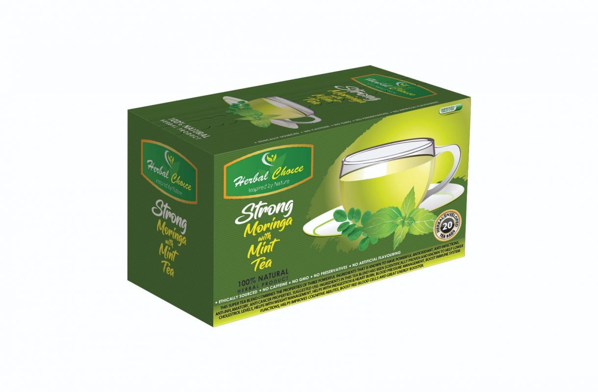 STRONG MORINGA MINT TEA - Herbal Choice Tea