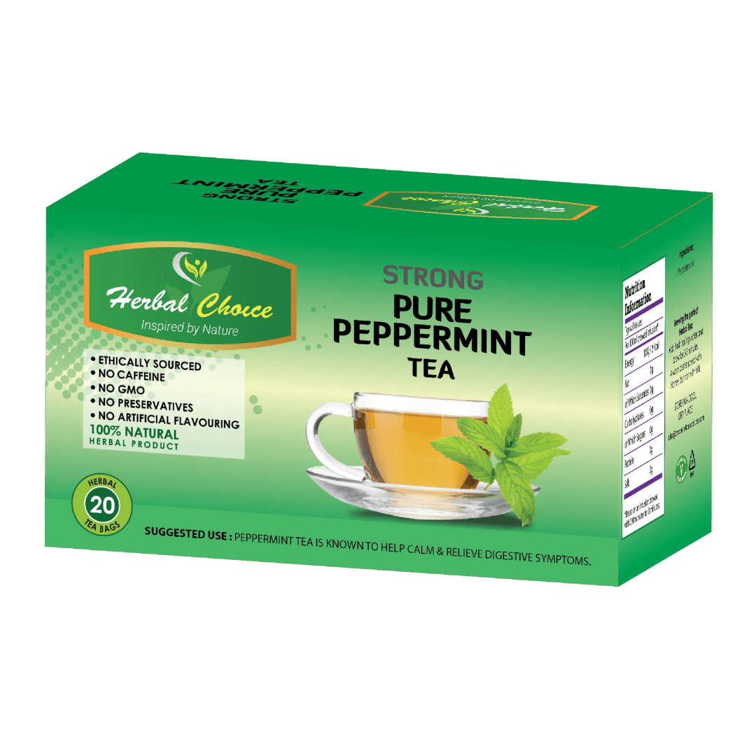 STRONG PURE PEPPERMINT TEA - Herbal Choice Tea