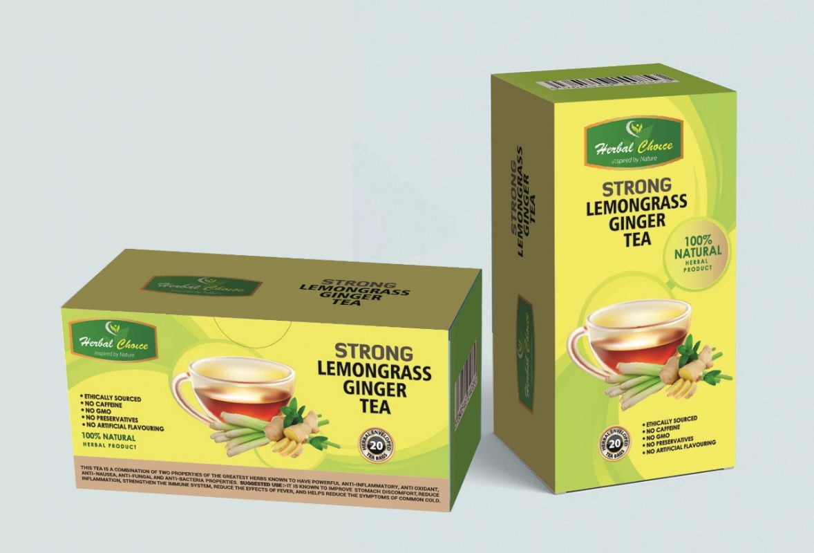 STRONG LEMONGRASS GINGER TEA - Herbal Choice Tea